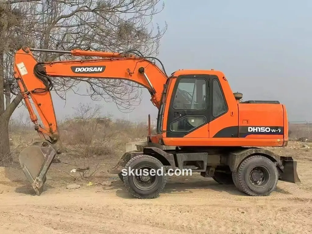Used Doosan DH150-7 Wheel Excavator For Sale